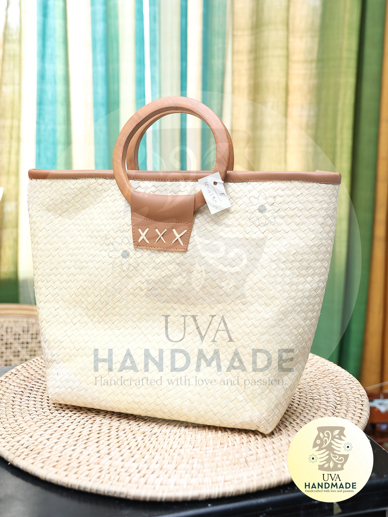 Elegant Rush Hand Bag - Uva Handmade